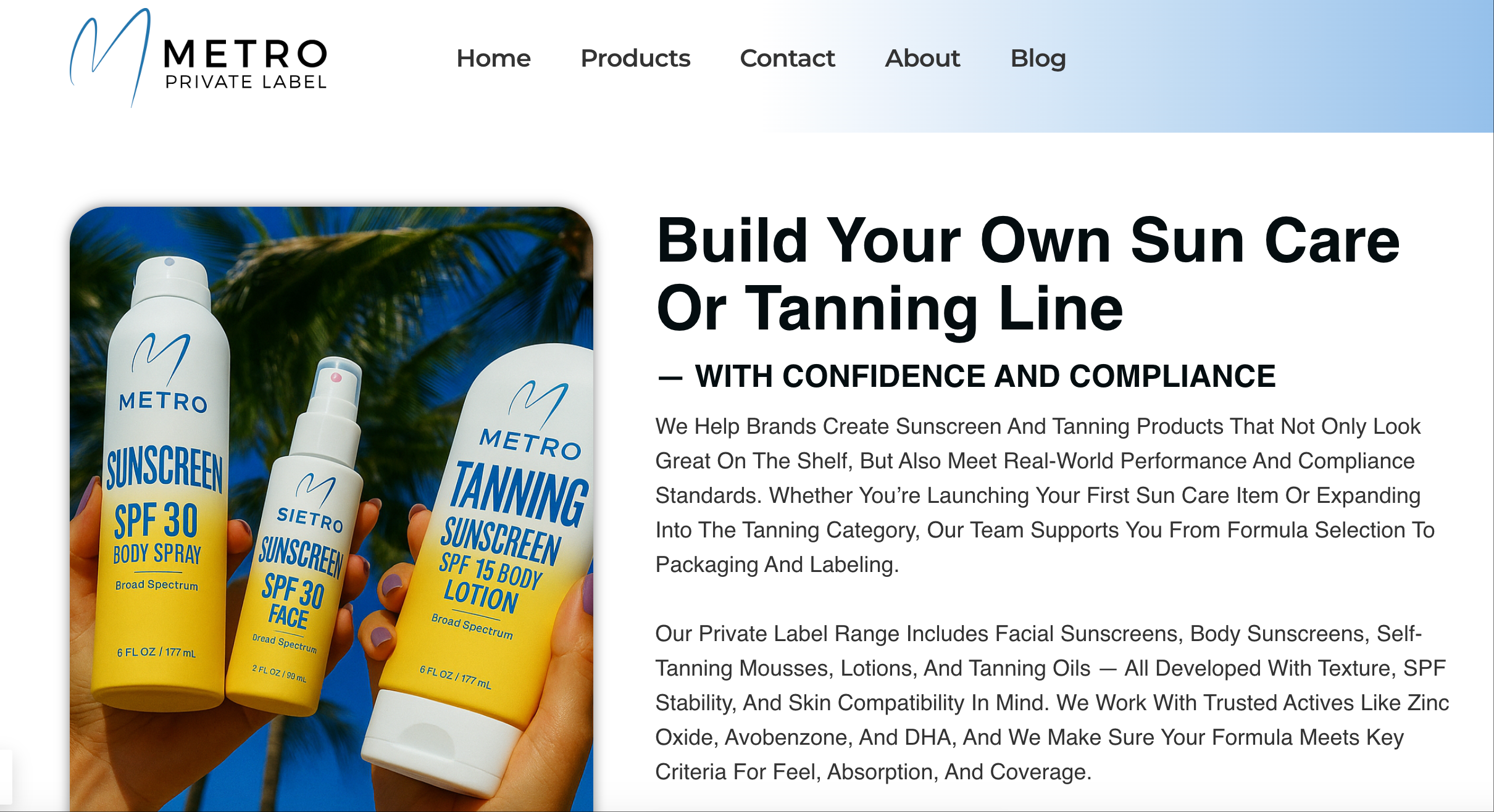 ผู้ผลิตครีมกันแดด Private Label 17 อันดับแรกในปี 2025 และ 2026 - Metro ...